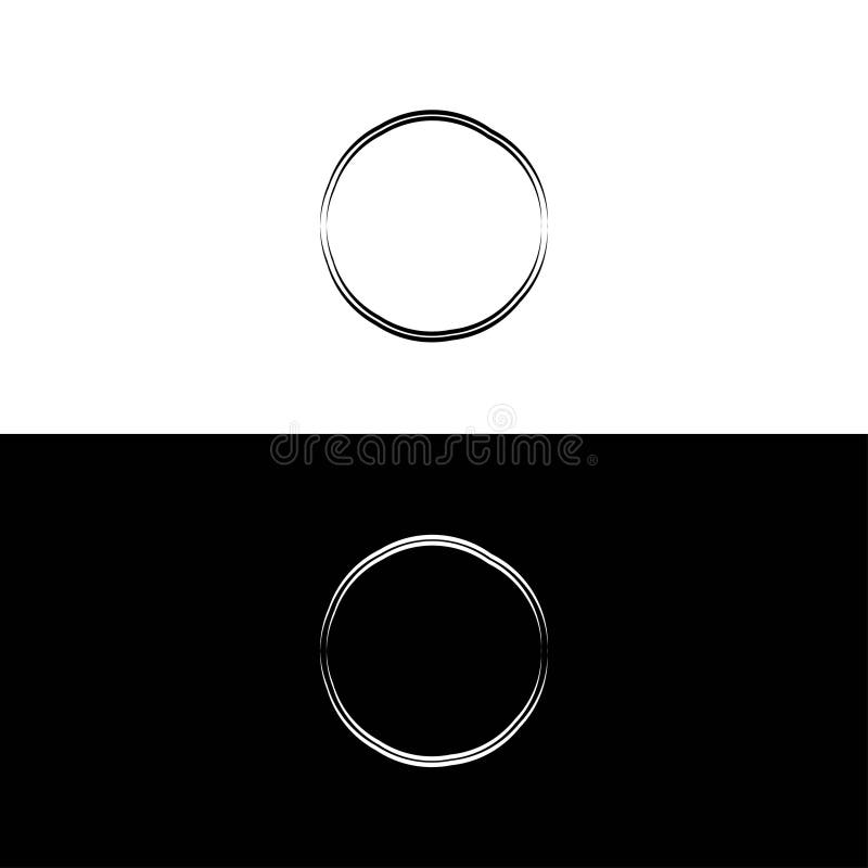 Creative Circle Unique Logo Silhouette . Circle Icon Logo Stock Vector ...