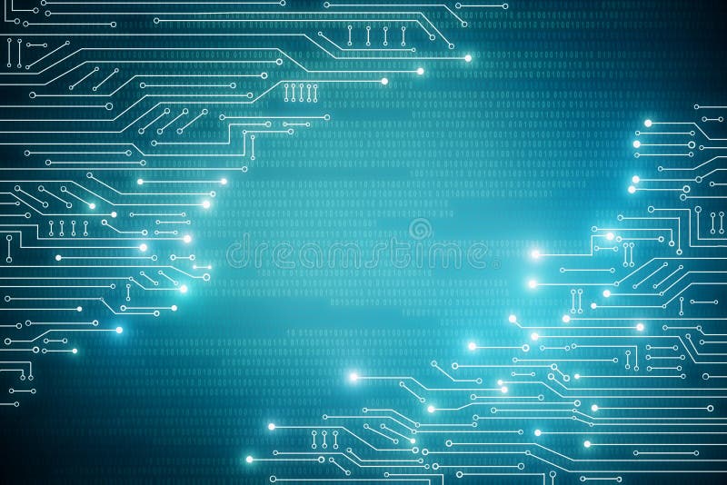 Creative Circuit Background Stock Illustration - Illustration of ...