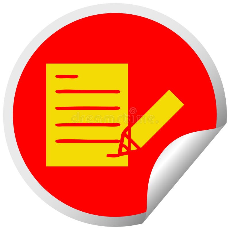 Cartoon Document Sticker Stock Illustrations – 6,195 Cartoon Document ...