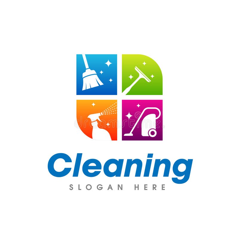 Creative Cleaning Service Business Logo Symbol Icon Design Template ...