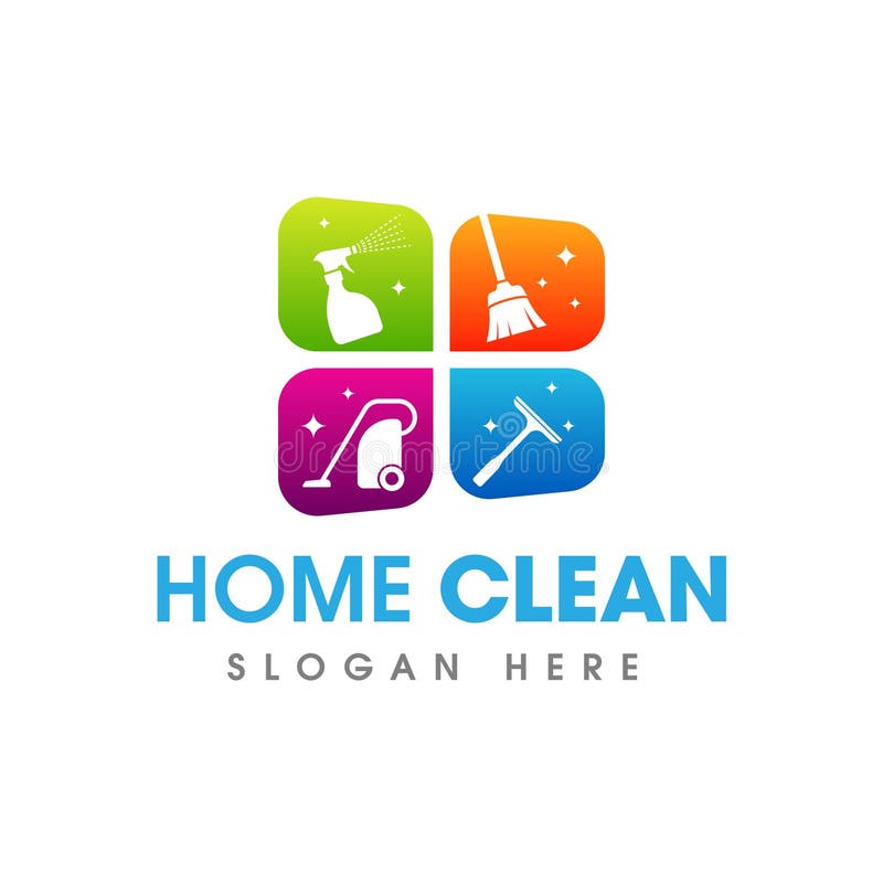 Creative Cleaning Service Business Logo Symbol Icon Design Template ...