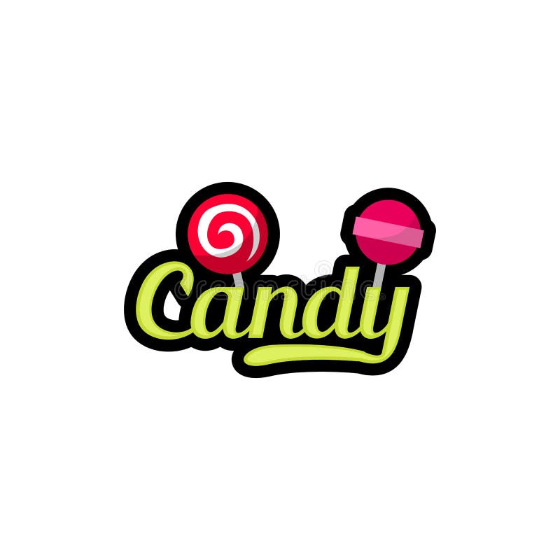 Creative Candy Logo Design Vector Art Logo Stock Illustration ...