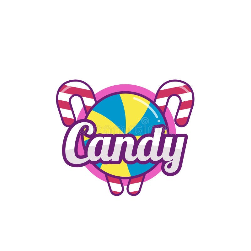 Creative Candy Logo Design Vector Art Logo Stock Illustration ...