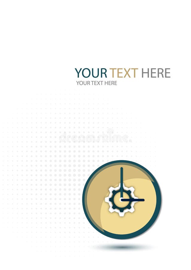 Creative Clock with Arrows for Your Design. Working Time Symbol Stock ...