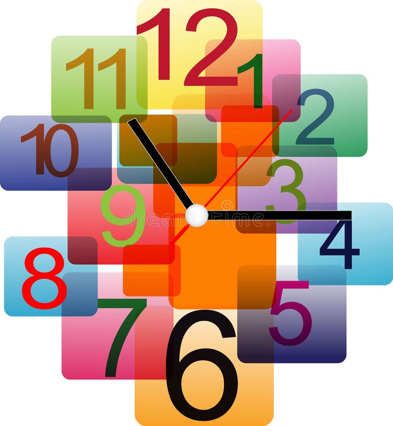 Wall Clock Border Frame Stock Illustrations – 313 Wall Clock Border ...