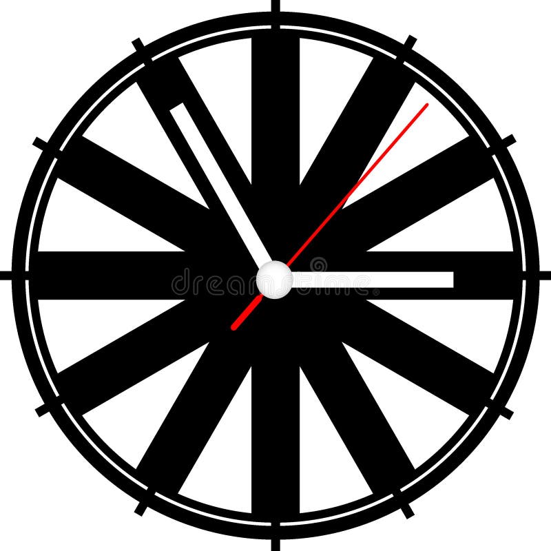 Creative Clock Face Circle Design Colorful Stock Illustrations – 186 ...