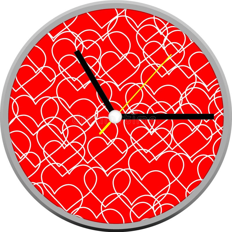 Clock Heart Stock Illustrations – 7,018 Clock Heart Stock Illustrations ...