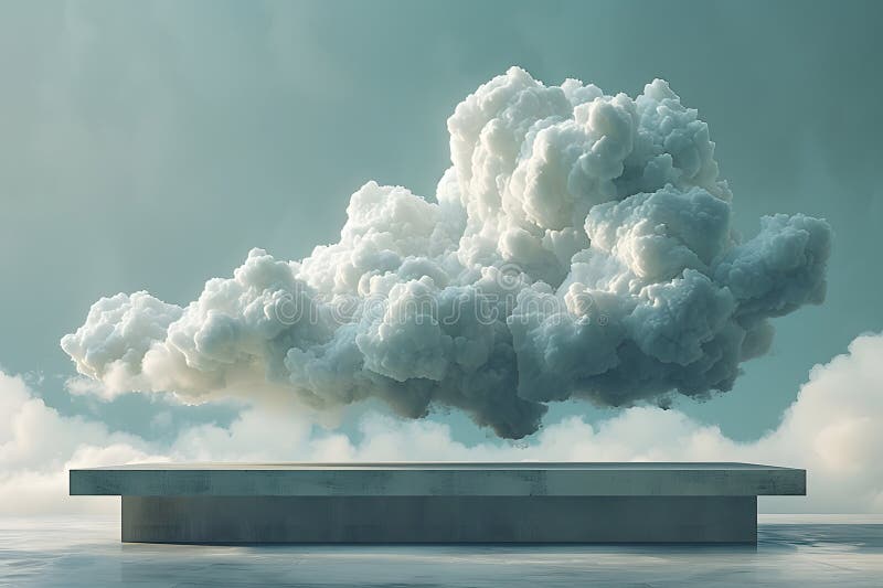 Creative Cloud Logo on Canvas - Design Inspiration Stock Illustration ...