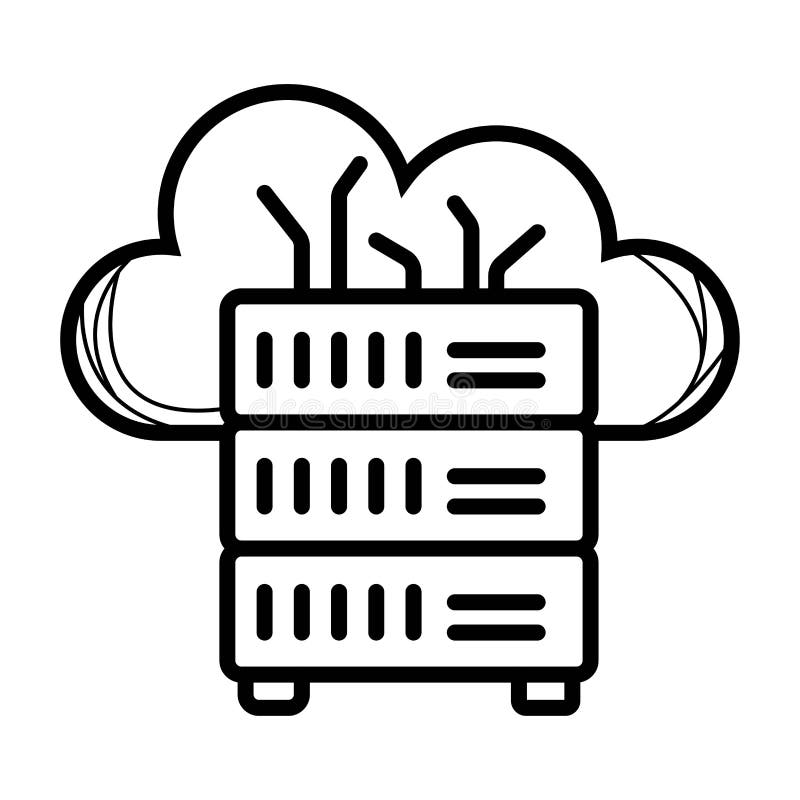 Creative Cloud Storage stock vector. Illustration of media - 136878702