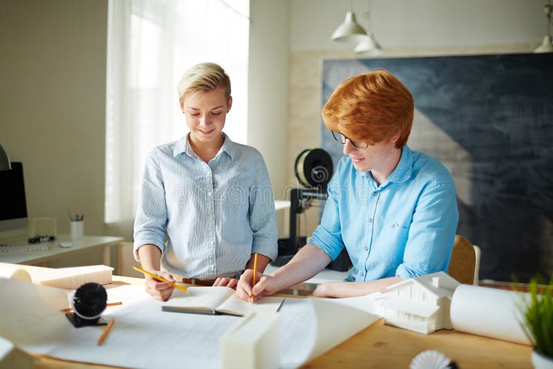 Creative co-workers stock image. Image of women, business - 78319959