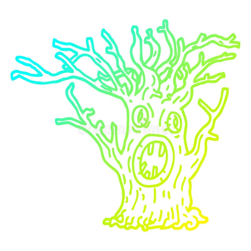 Spooky Line Art Tree Stock Illustrations – 740 Spooky Line Art Tree ...