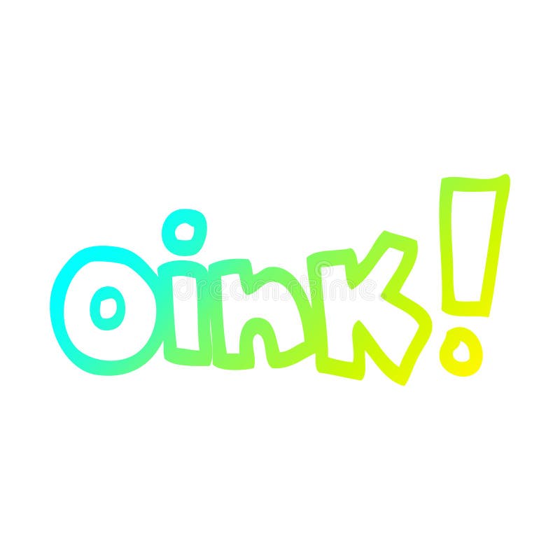 Oink Gradient Stock Illustrations – 22 Oink Gradient Stock ...