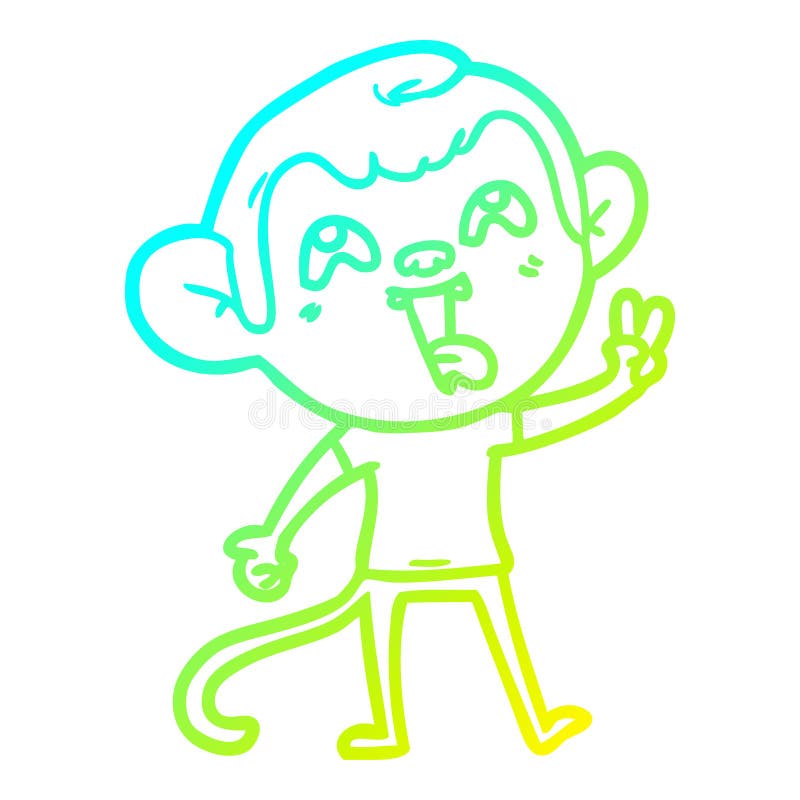 Monkey Giving Two Thumbs Up Stock Vector - Illustration of clipart ...