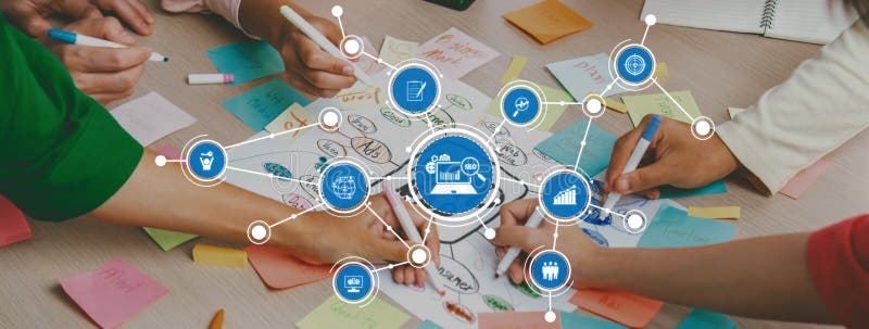 Brainstorming Session Digital Workspace Creative Idea Generation ...