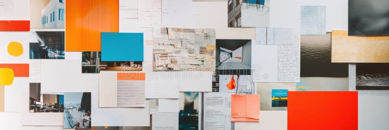 Creative Collage Arrangement Showcasing Inspiration through Text ...