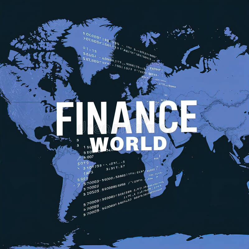 Creative Collage Depicting Finance and the World with Digital Software ...