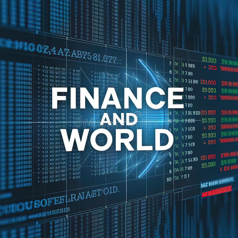Creative Collage Depicting Finance and the World with Digital Software ...