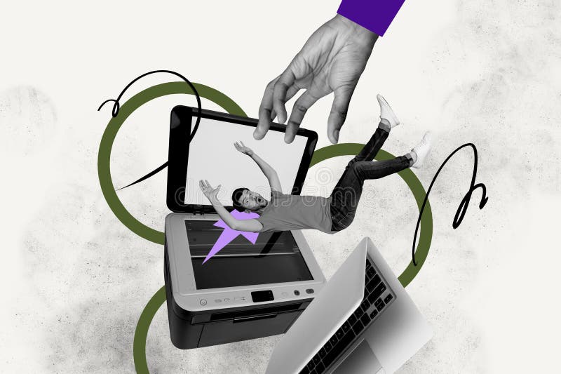 Printer Drawing Stock Illustrations – 5,358 Printer Drawing Stock ...