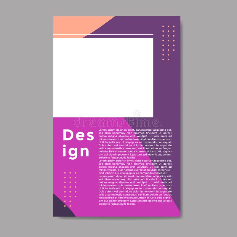 Creative Color Pastel of Poster Postcard Design Background Vector Stock ...