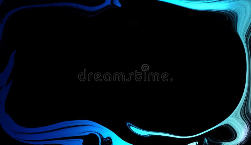 Creative Colorful Abstract Liquid Border. Digital Frame Stock Photo ...