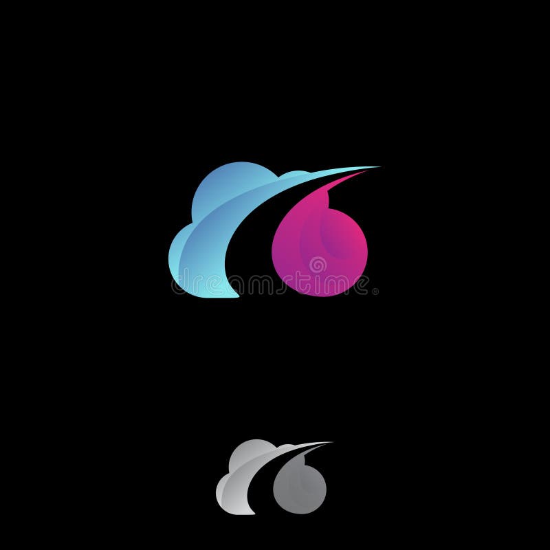 Cloud Tech Icon in Modern Style for Web, Graphic and Mobile Design ...