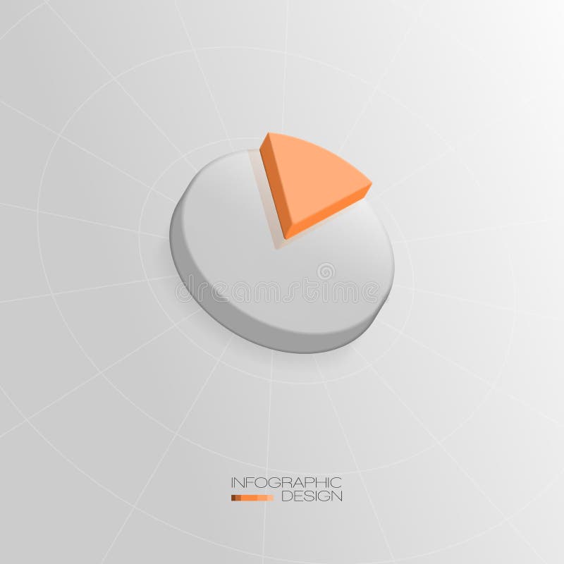 Creative Colorful 3D Pie Chart Stock Vector - Illustration of creative ...