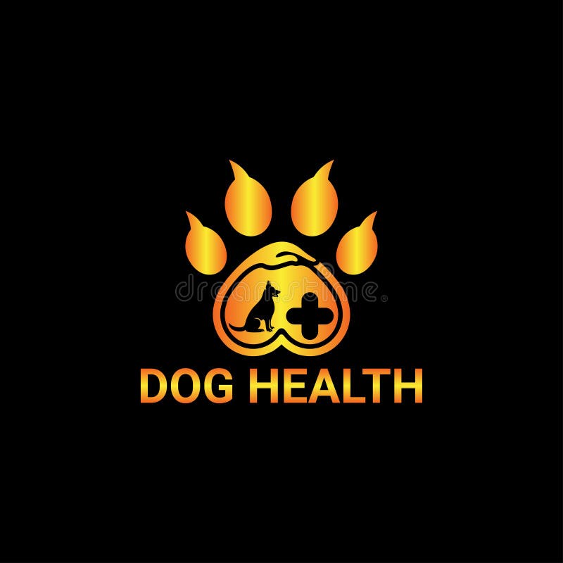 Creative Colorful Dog Health Care Logo Design Stock Vector ...