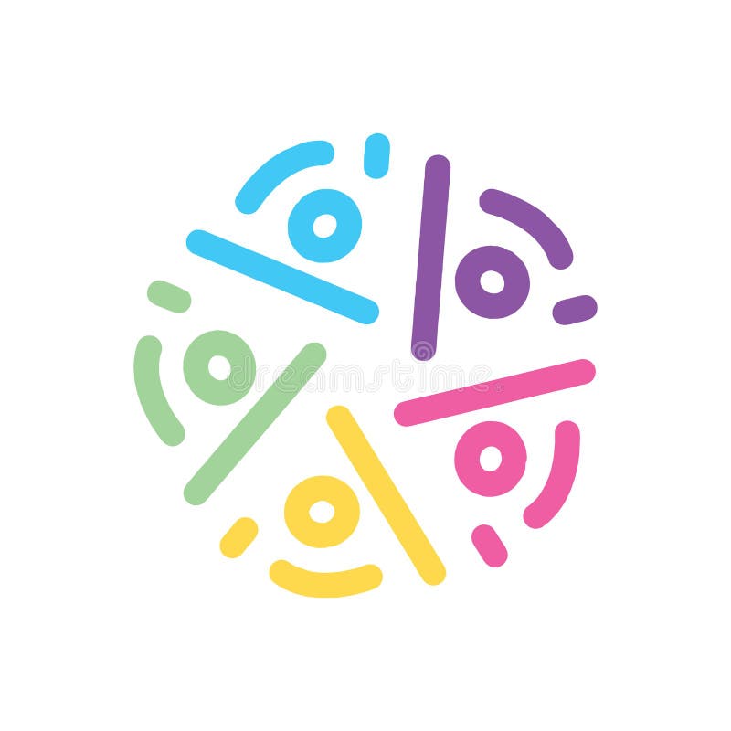 Creative Colorful Logo Design Vector Technology Illustration Modern ...