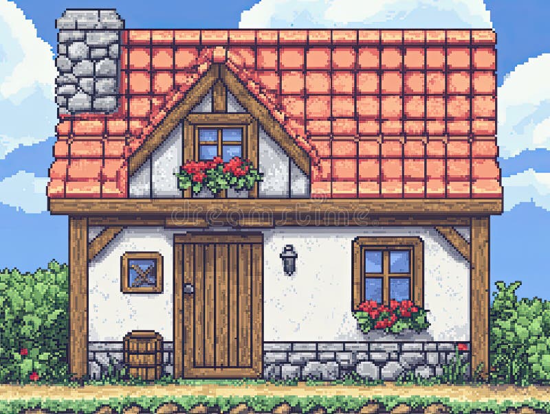 Creative Colorful Professional 8-bit Pixel Art in the Style of a Video ...