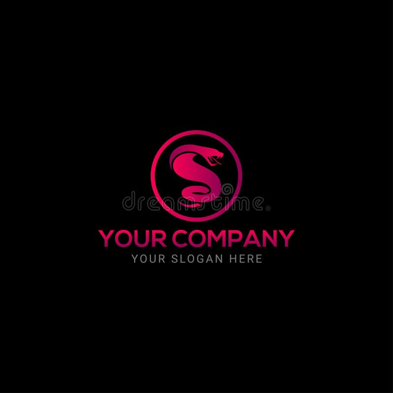 Colorful Snake Head Yellow Fish Logo Stock Illustration - Illustration ...