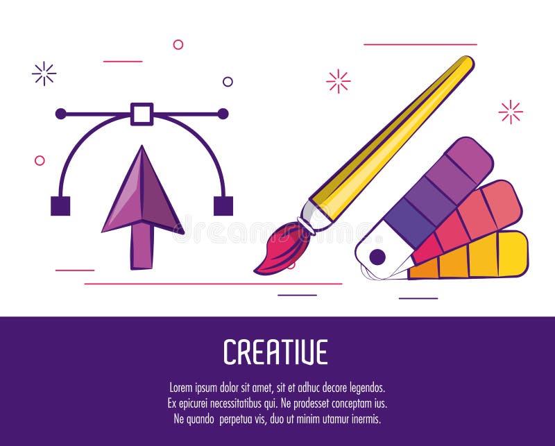 Creative colors and ideas stock vector. Illustration of infographic ...