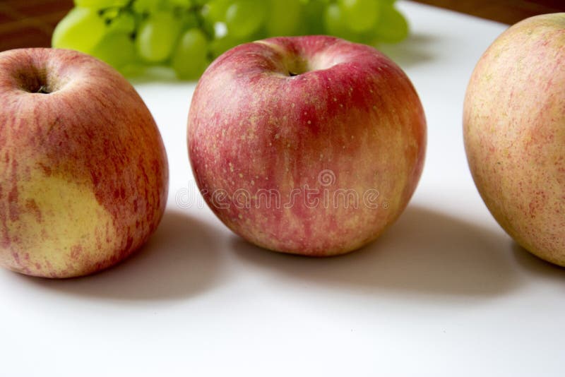 Creative Combination of Red Apple Stock Image - Image of fruits, light ...