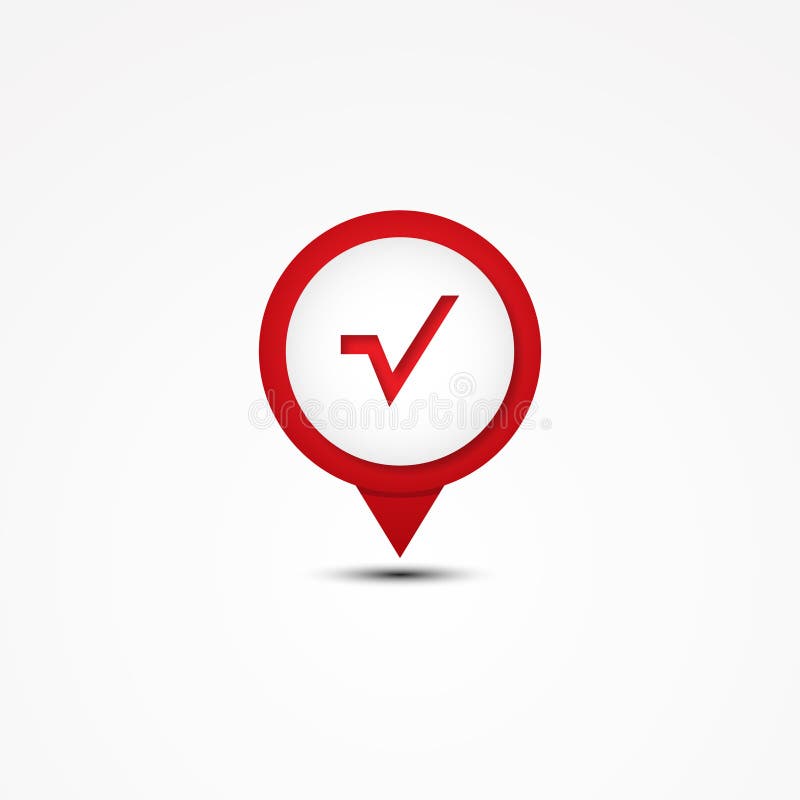 Creative Combination Square Root Mathematics Symbol and Map Pointer ...