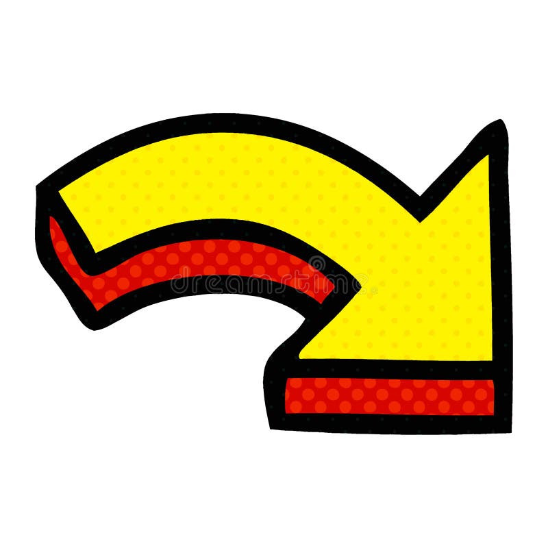 Cartoon Directional Direction Arrow Pointing Sign Symbol Cute ...