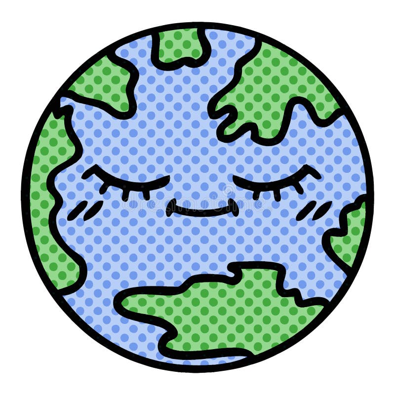 Cartoon Planet Earth World Environment Environmental Climate Change ...