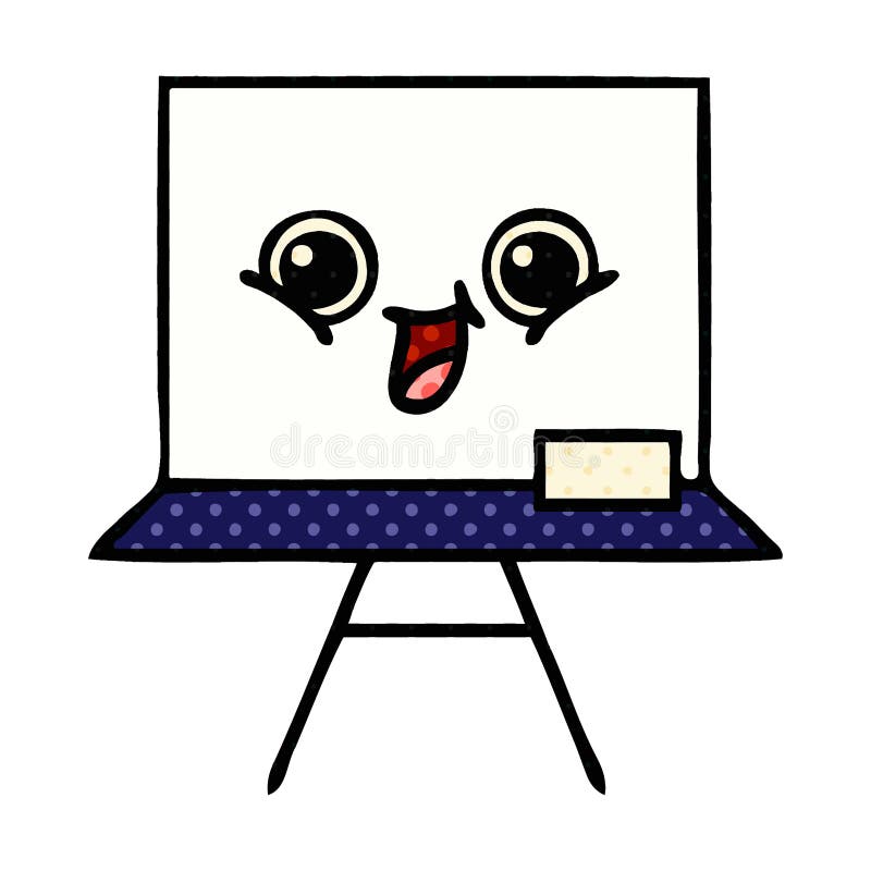 A Creative Comic Book Style Cartoon White Board Stock Vector ...