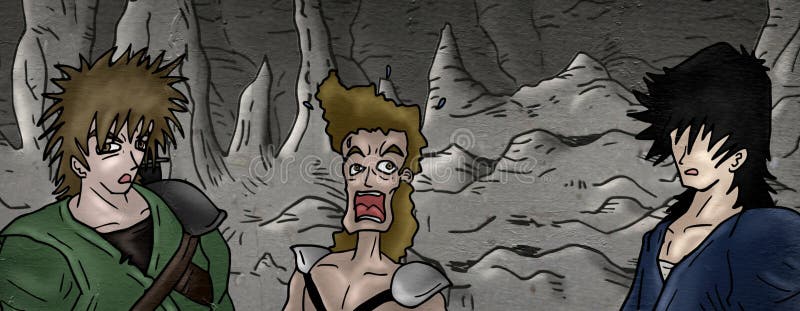 Creative comic characters stock illustration. Illustration of drawing ...