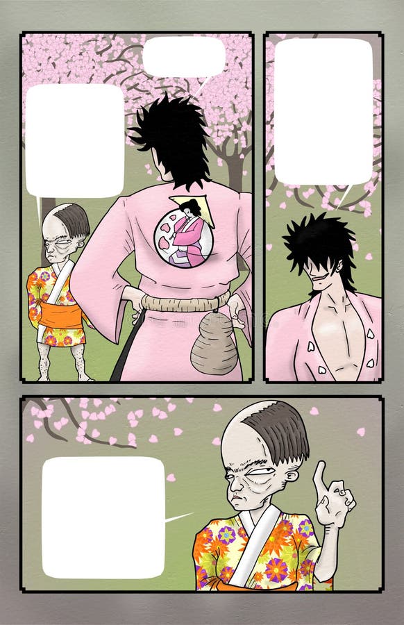 Creative Comic Scene Illustration Stock Illustration - Illustration of ...