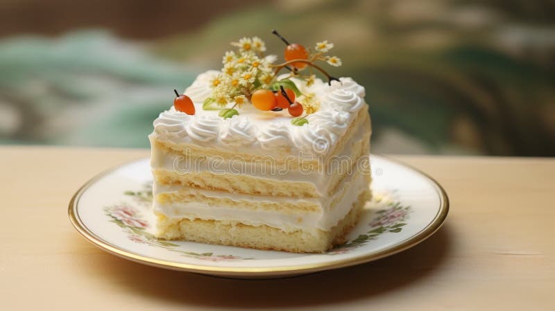 Creative Commons Attribution: Small Layered Cake with Elaborate Borders ...