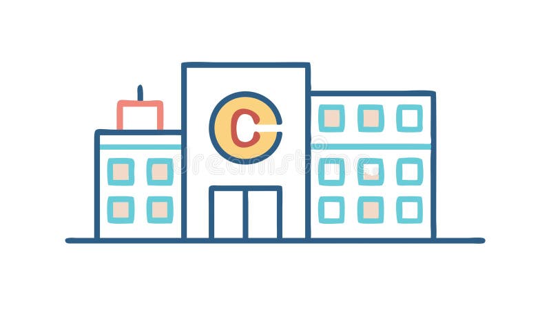 Creative Commons Building Copyright Icon, Vector Design Generative AI ...