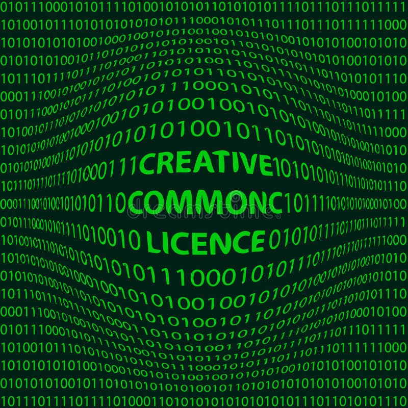 Creative commons license stock vector. Illustration of communicate ...