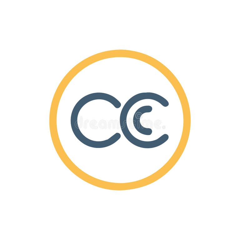 Creative Commons License Icon Stock Illustration - Illustration of ...
