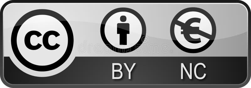 Creative commons by NC ND stock illustration. Illustration of logo ...