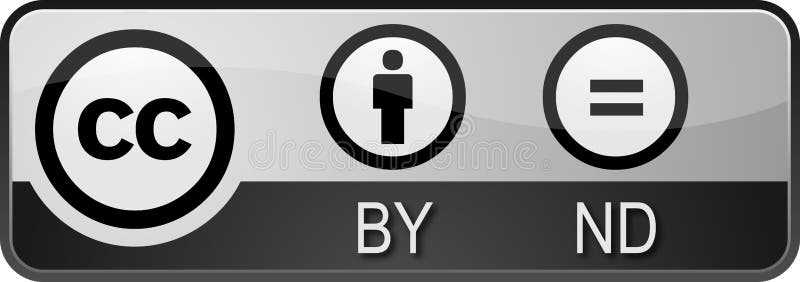 Creative commons by NC ND stock illustration. Illustration of logo ...