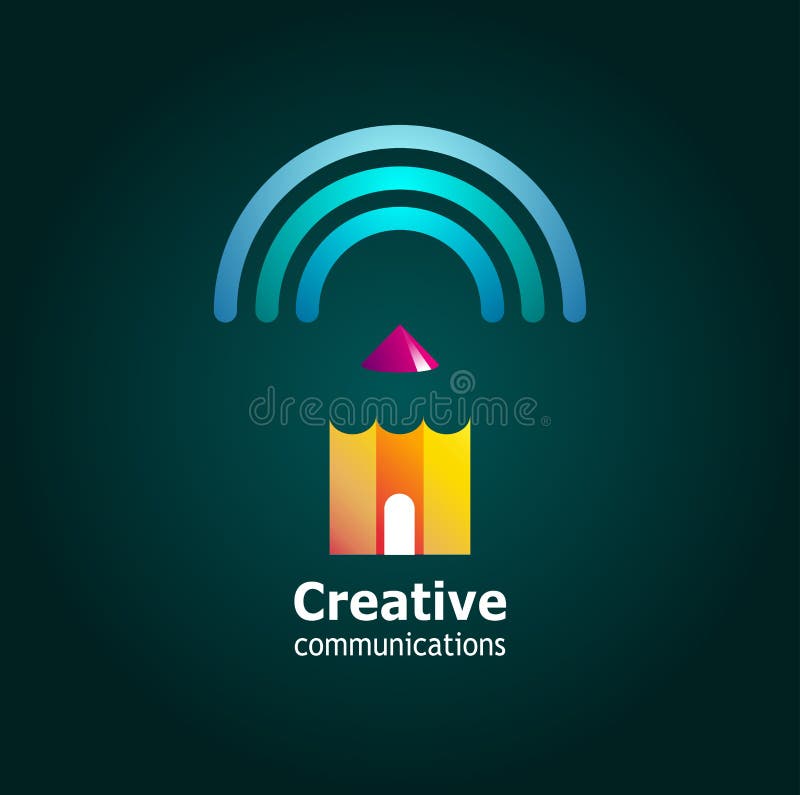 Creative Communication Agency Stock Vector - Illustration of abstract ...