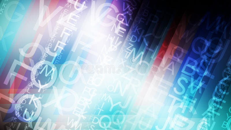 Lettering Style with Random Text, Alphabet, Letters, Random Characters ...