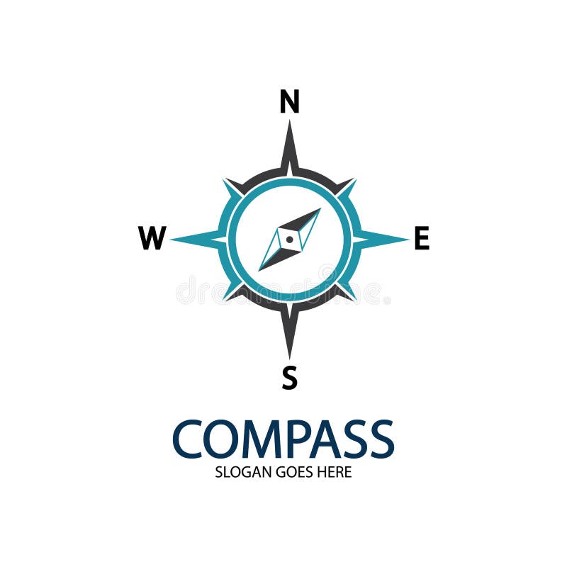 Creative Compass Concept Logo Design Template Stock Vector ...
