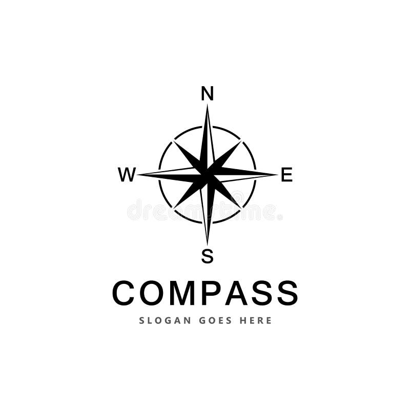 Creative Compass Concept Logo Design Template. Stock Vector ...
