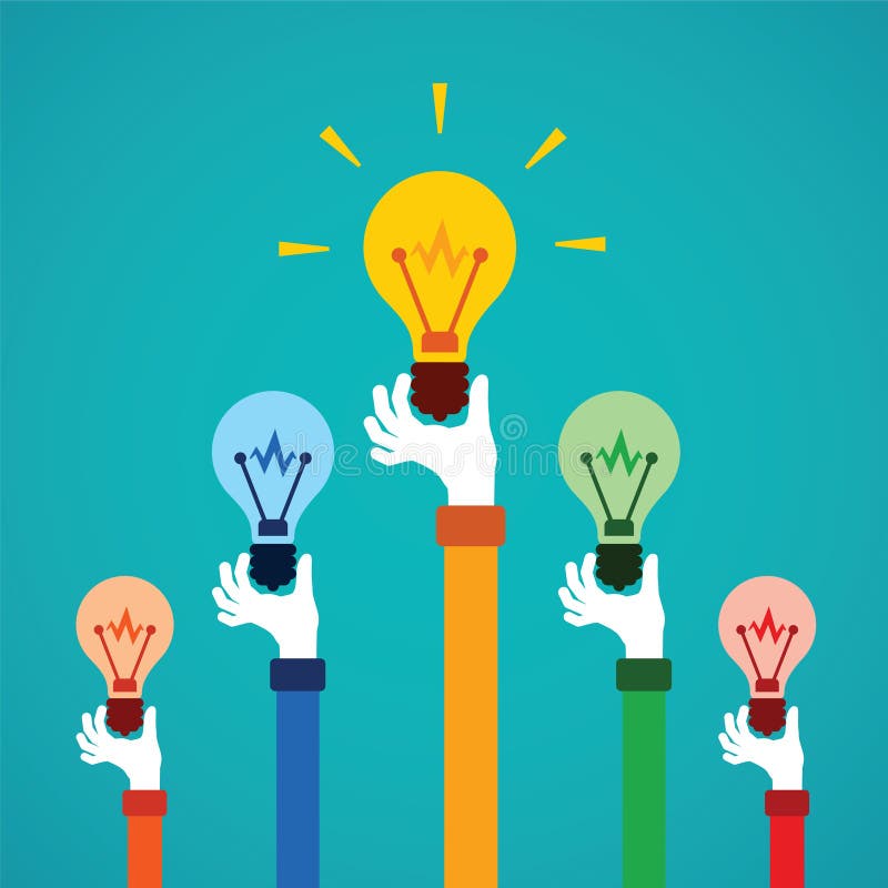 Creative Competition or Wealth Vector Concept in Flat Style Stock ...