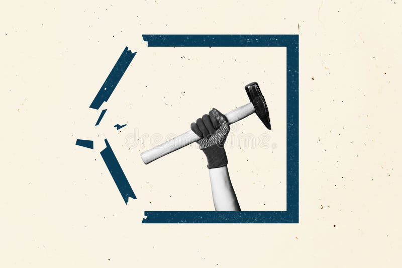 Composite Sketch Image Trend Artwork Collage of Young Man Headless Body Idea Progress Pile Book ...